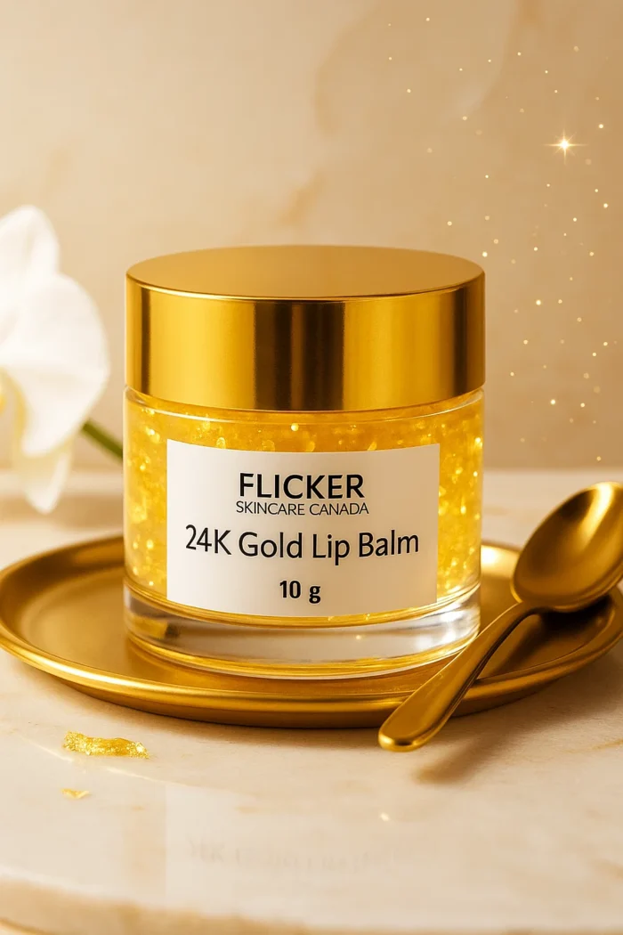 24K Gold Lip Balm – 10 g – Flicker Skincare