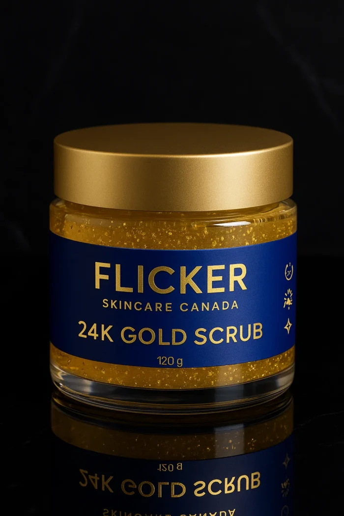 24K Gold Scrub – 120 g - Flicker Skincare