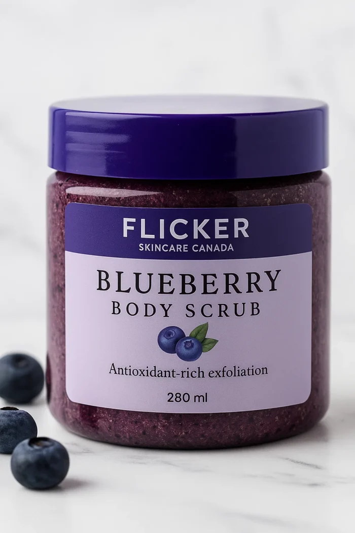 Blueberry Body Scrub – 280 ml – Flicker Skincare