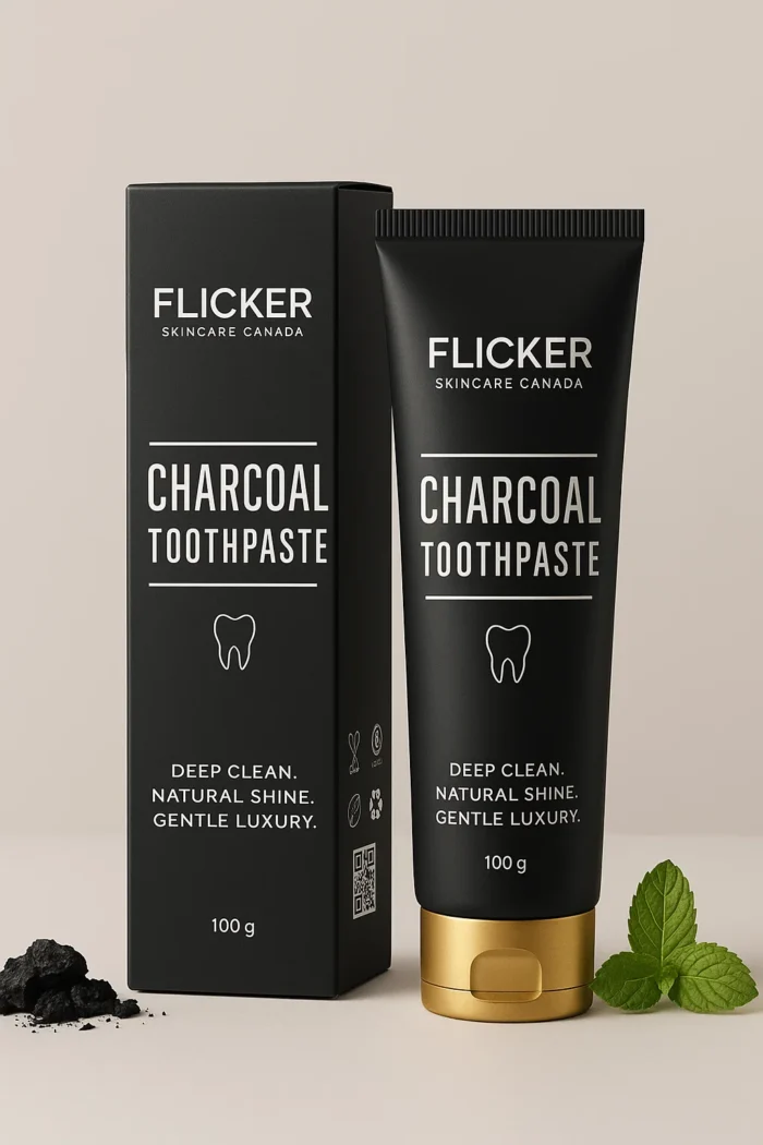 Charcoal Toothpaste – 100 g – Flicker Skincare