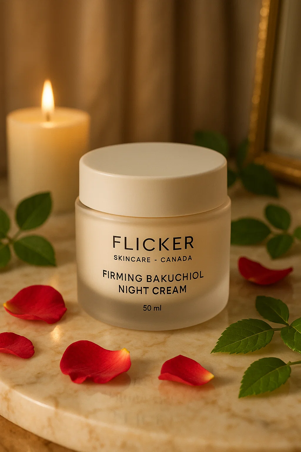 Firming Bakuchiol Night Cream – 50 ml - Flicker Skincare