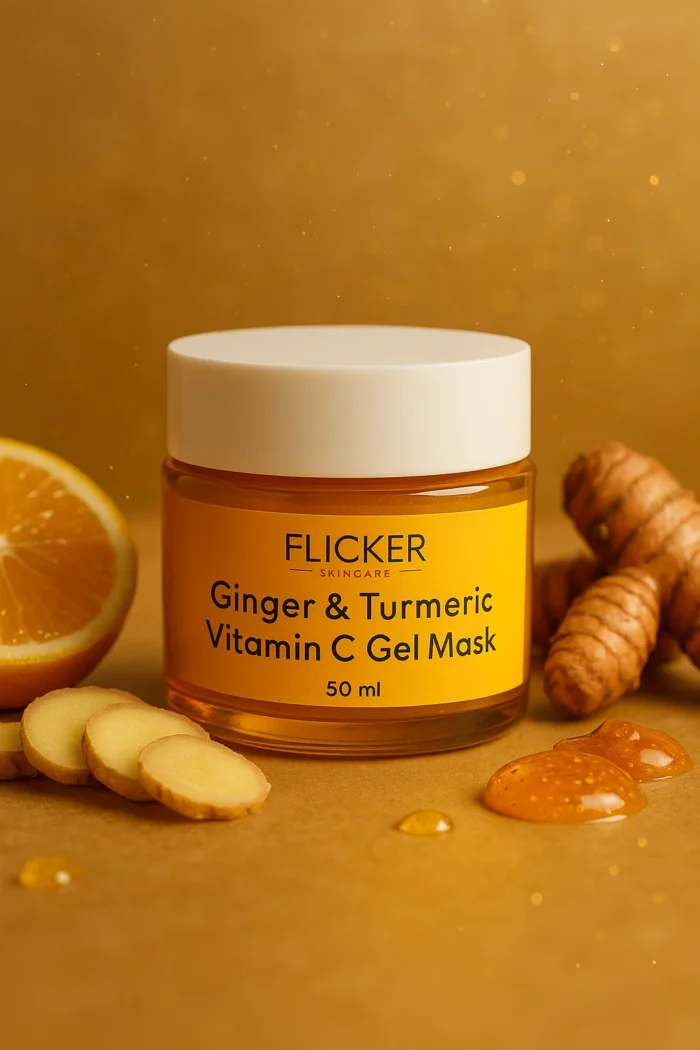 Ginger & Turmeric Vitamin C Gel Mask – 50 ml - Flicker Skincare