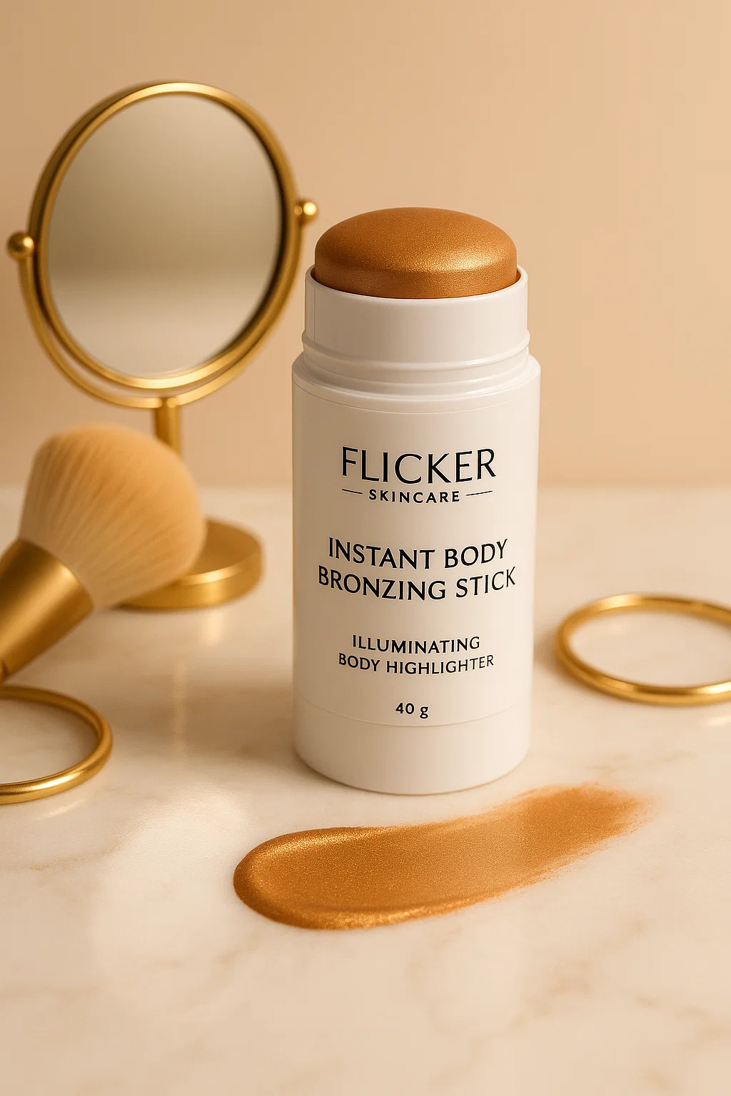 Instant Body Bronzing Stick – 40 g - Flicker Skincare