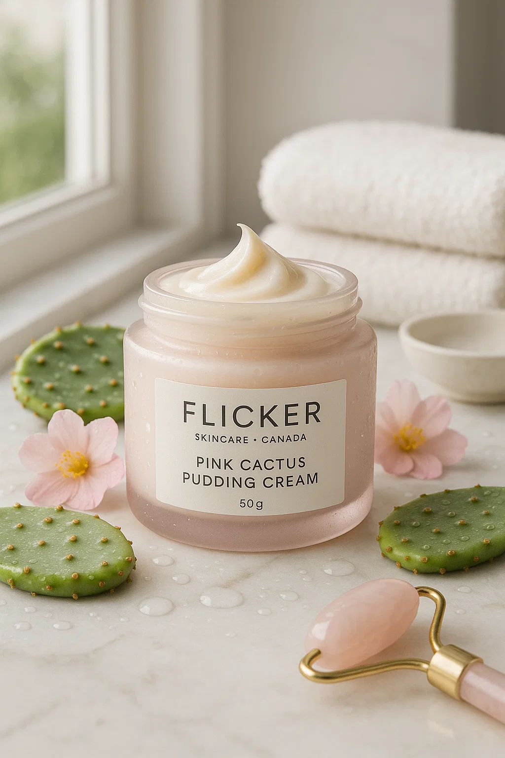 Pink Cactus Pudding Cream – 50 g - Flicker Skincare