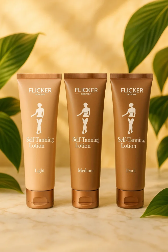 Self Tanning Lotion (Light/Middle/Dark) – 100 ml - Flicker Skincare