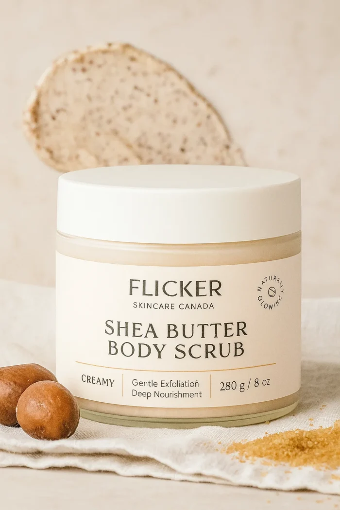 Shea Butter Body Scrub – 280 g - Flicker Skincare