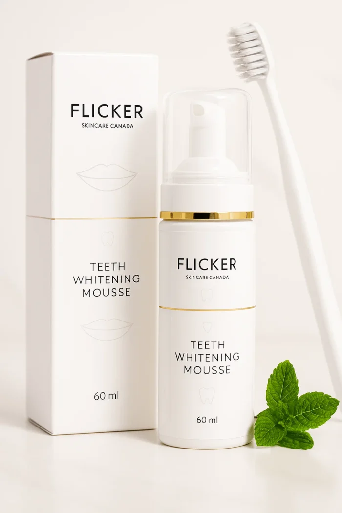 Teeth Whitening Mousse – 60 ml – Flicker Skincare