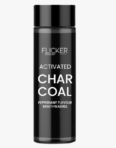 Activated Charcoal Mouthwash – 150 ml – Flicker Skincare
